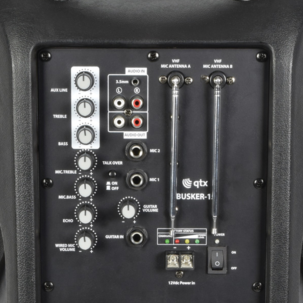 QTX Busker Portable PA System - The Disc DJ Store